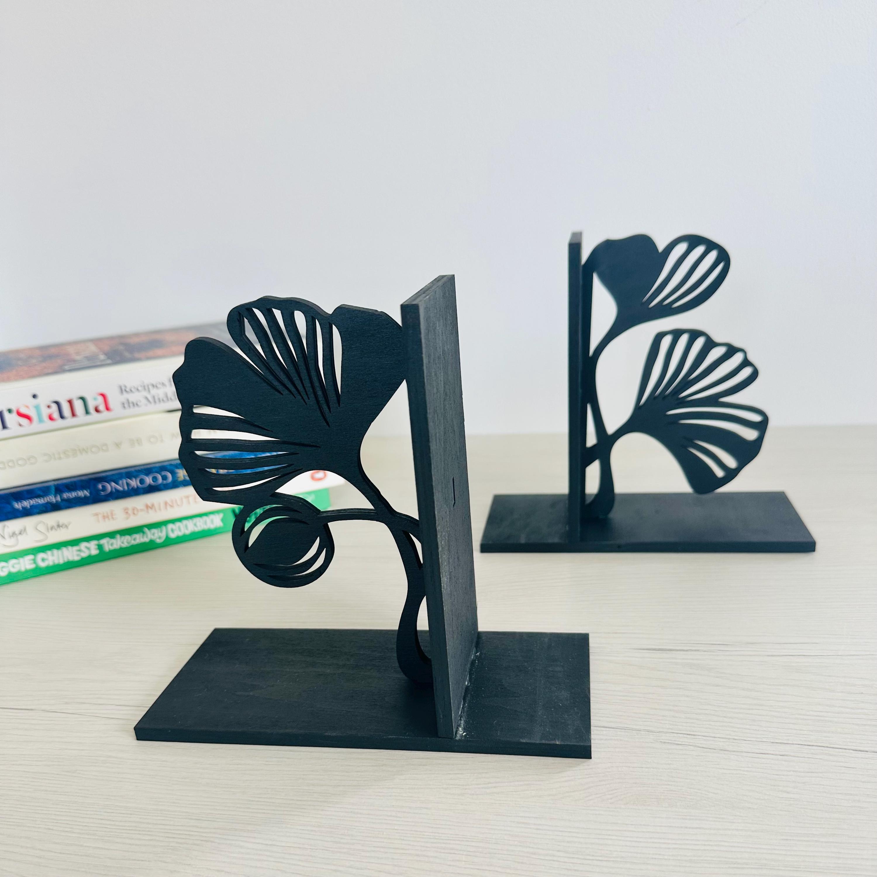 Ginkgo Leaf Bookends, Bookends Designers , Book Stand, Modern Bookends ...