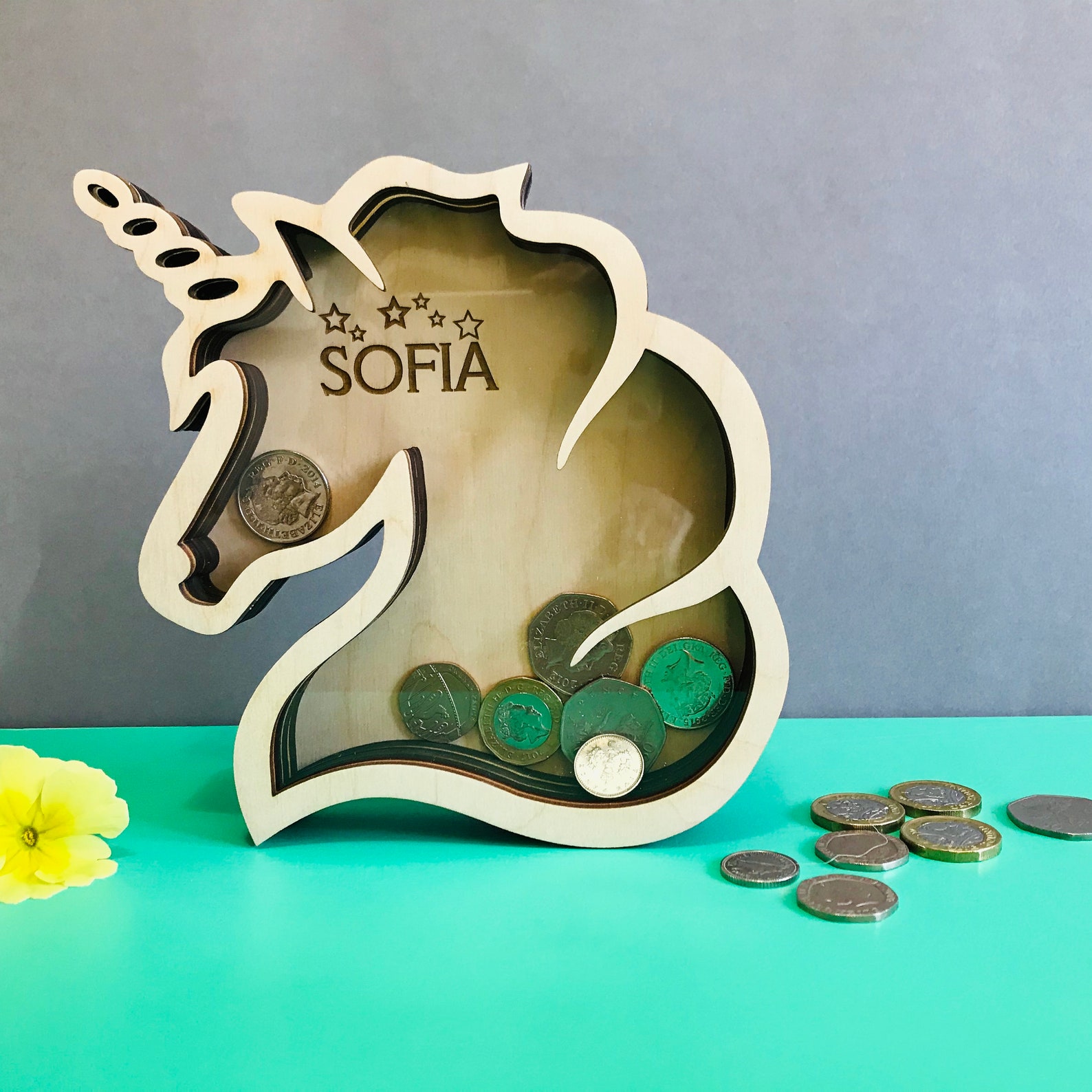 Unicorn Money Box Unicorn Piggy Bank for Kids Coin Bank - Etsy