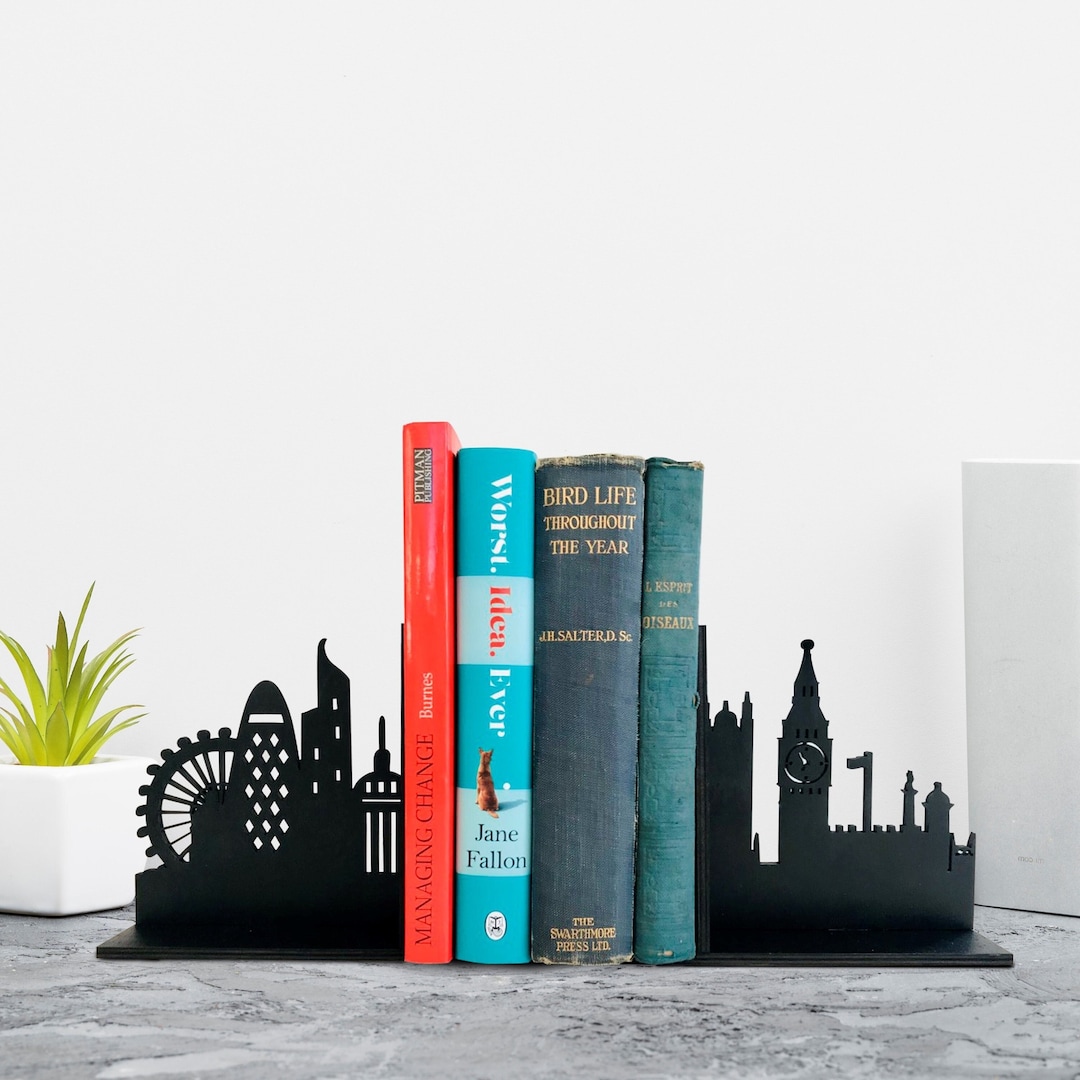 LONDON SKYLINE BOOKENDS - Gifts for Anglophiles, Gifts for Friends ...
