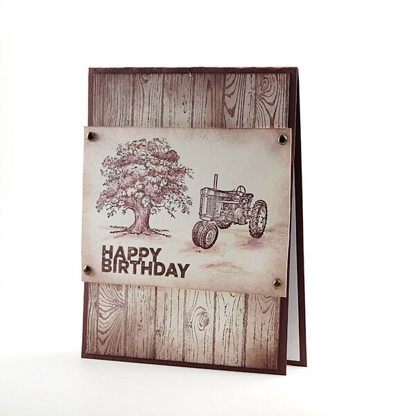 Rustic Birthday Card - Etsy