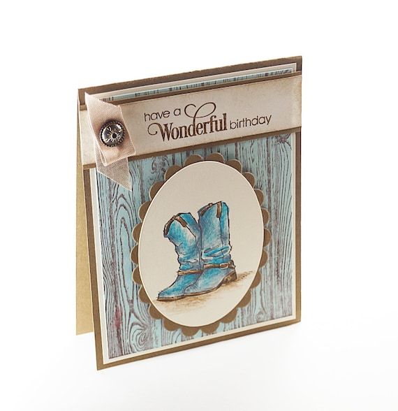 Western Theme Birthday Cards