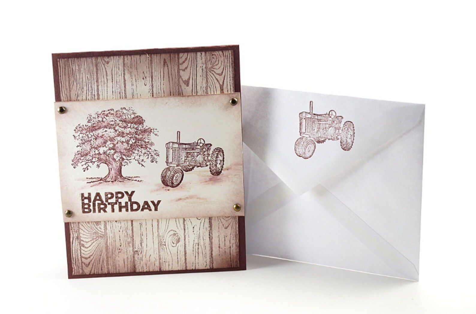 Farm Birthday Card Country Card Tractor Birthday Card Happy - Etsy