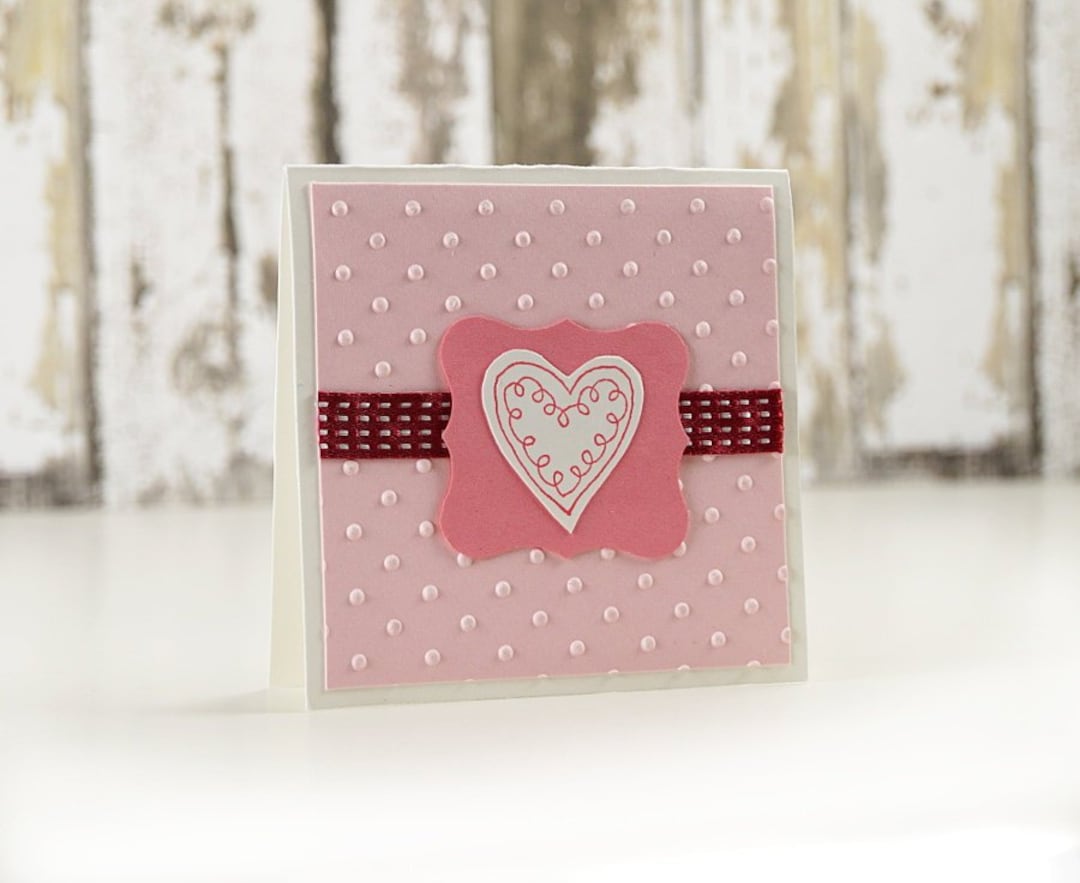Mini Note Cards, Note Cards Handmade, Heart Note Cards, Valentine Cards ...