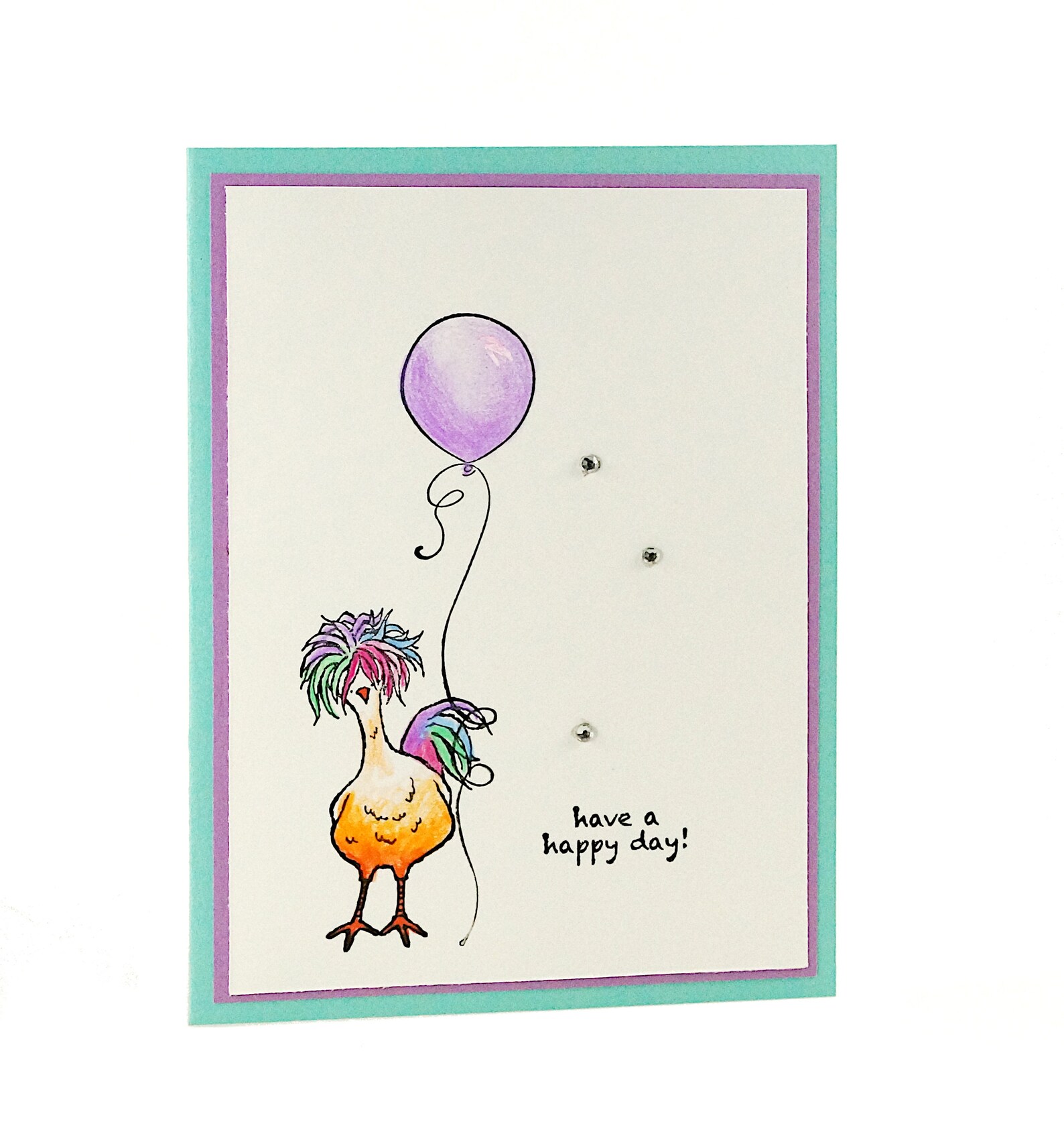 Chicken Encouragement Card, Greeting Cards Handmade, Thinking of You ...