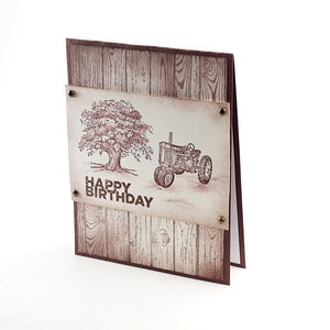 Farm Birthday Card, Country Card, Tractor Birthday Card, Happy Birthday ...