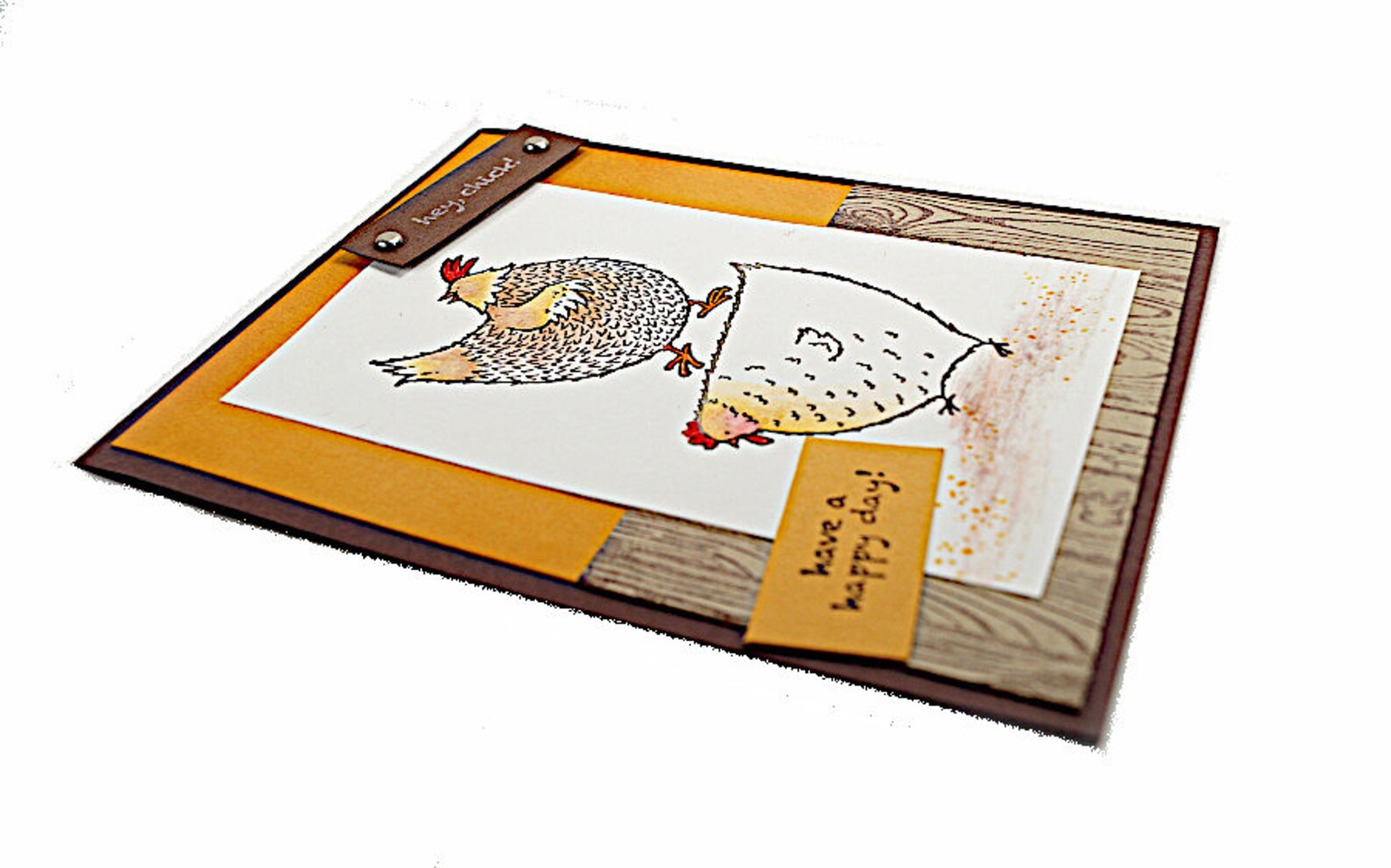 Chicken Card, Handmade Greeting Card, Thinking of You Card, Friend Card ...