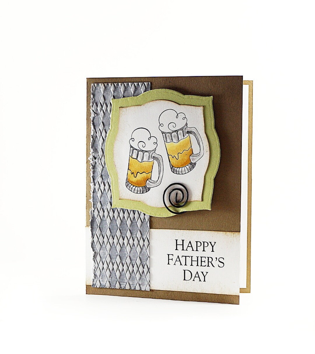 Homemade Fathers Day Card, Craft Beer Card, First Fathers Day, Card for ...