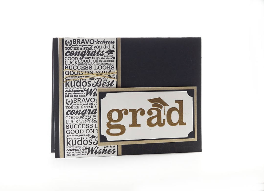 College Graduation Card, Handmade Greeting Cards, Congrats Card, Blank ...