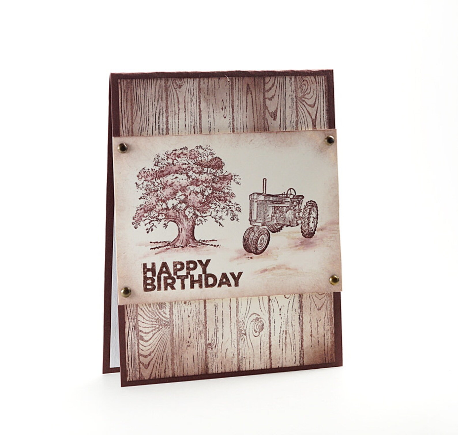 Farm Birthday Card Country Card Tractor Birthday Card Happy - Etsy