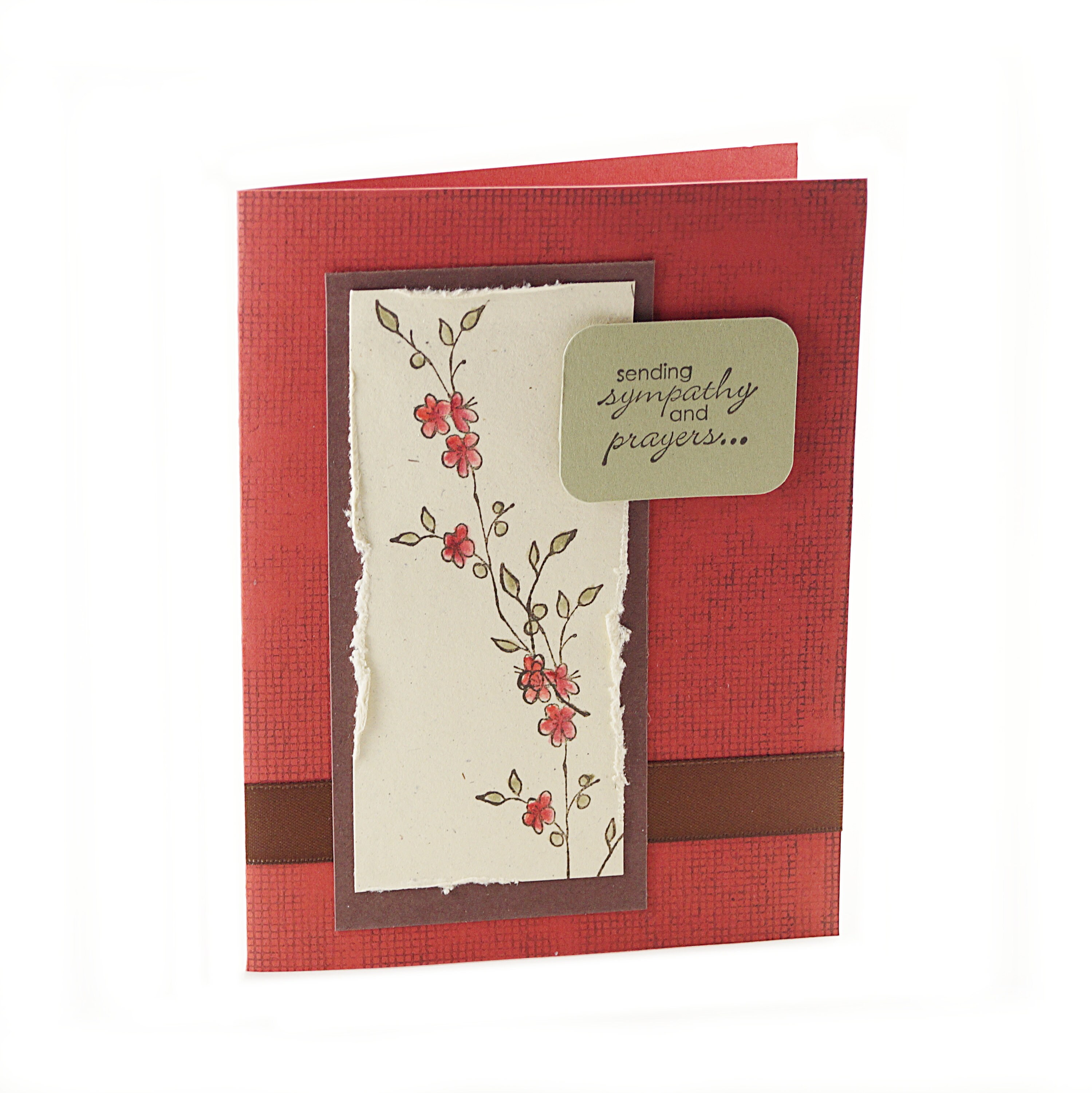 Handmade Sympathy Cards Condolence Card Flower Sympathy | Etsy