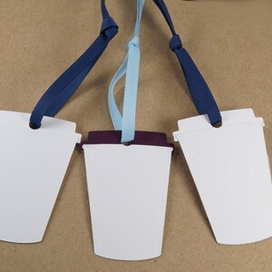 Christmas Tags Handmade Xmas Gift Tag Coffee Cup Tag Winter Tags - Etsy