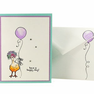 Chicken Encouragement Card, Greeting Cards Handmade, Thinking of You ...