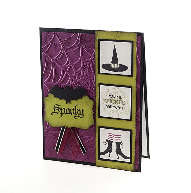 Witch Halloween Cards Hand Made Greeting Cards Have A Wicked - Etsy