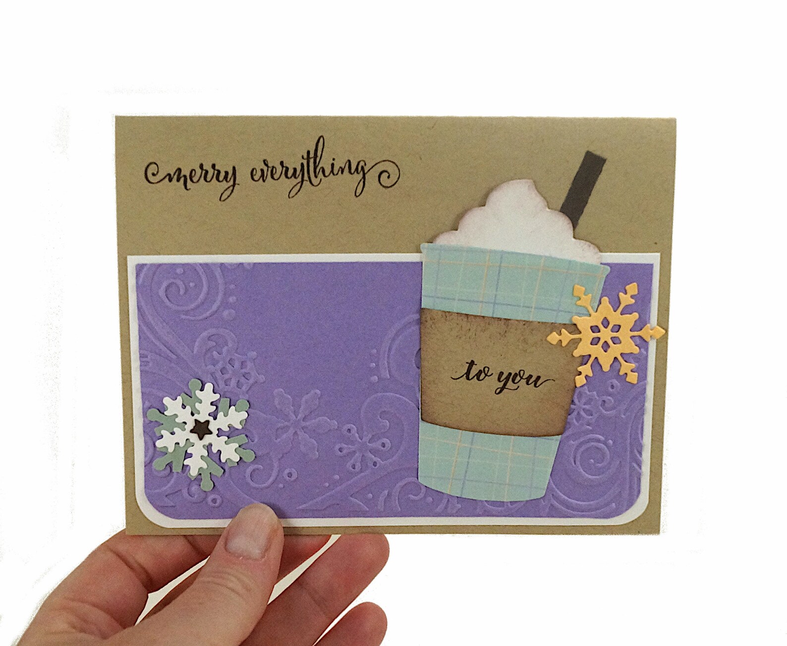 Christmas Cards Handmade, Christmas Card Pack, Merry Everything Card ...