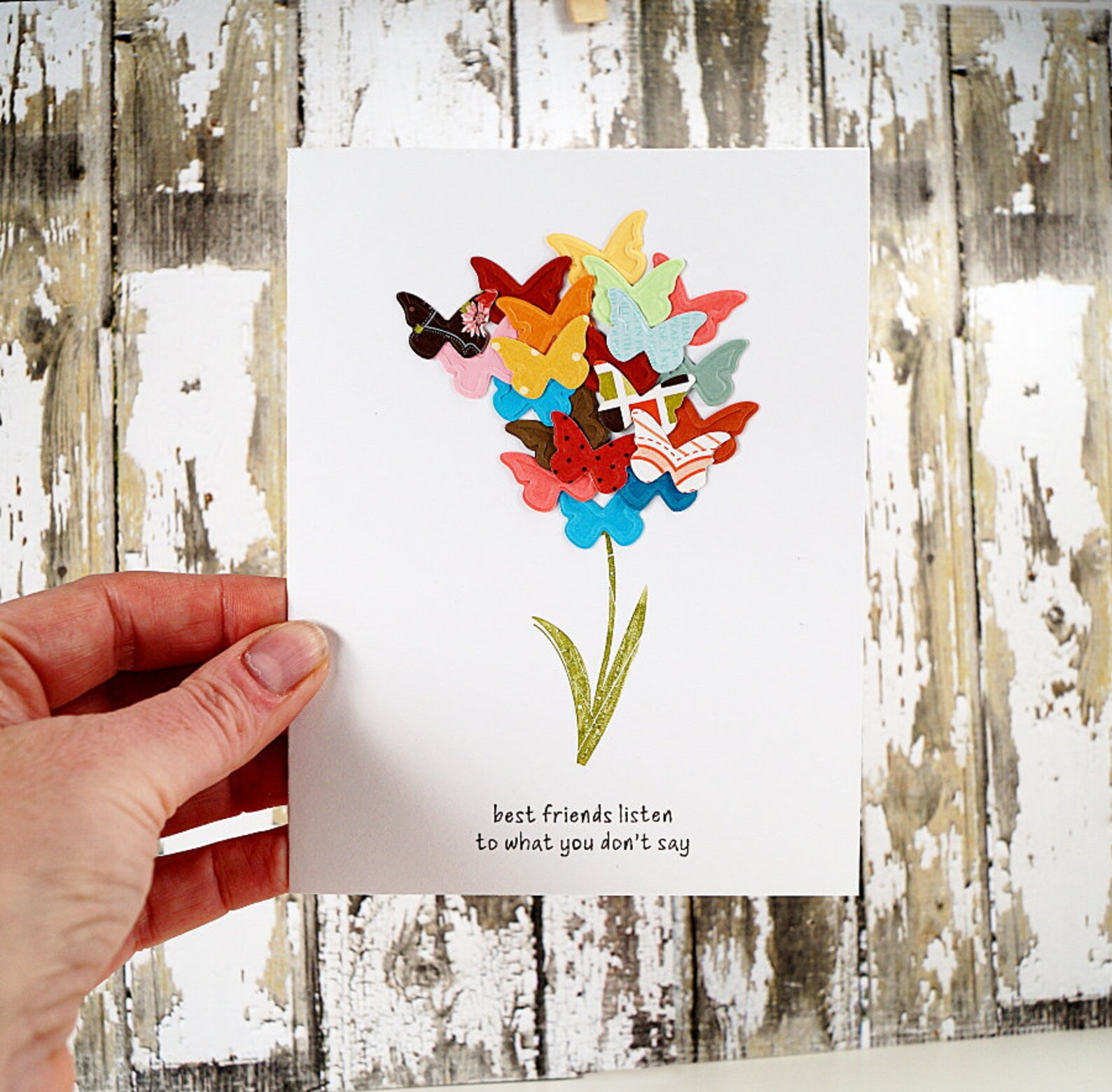Encouragement Cards, Thinking of You Card, Greeting Cards Handmade ...