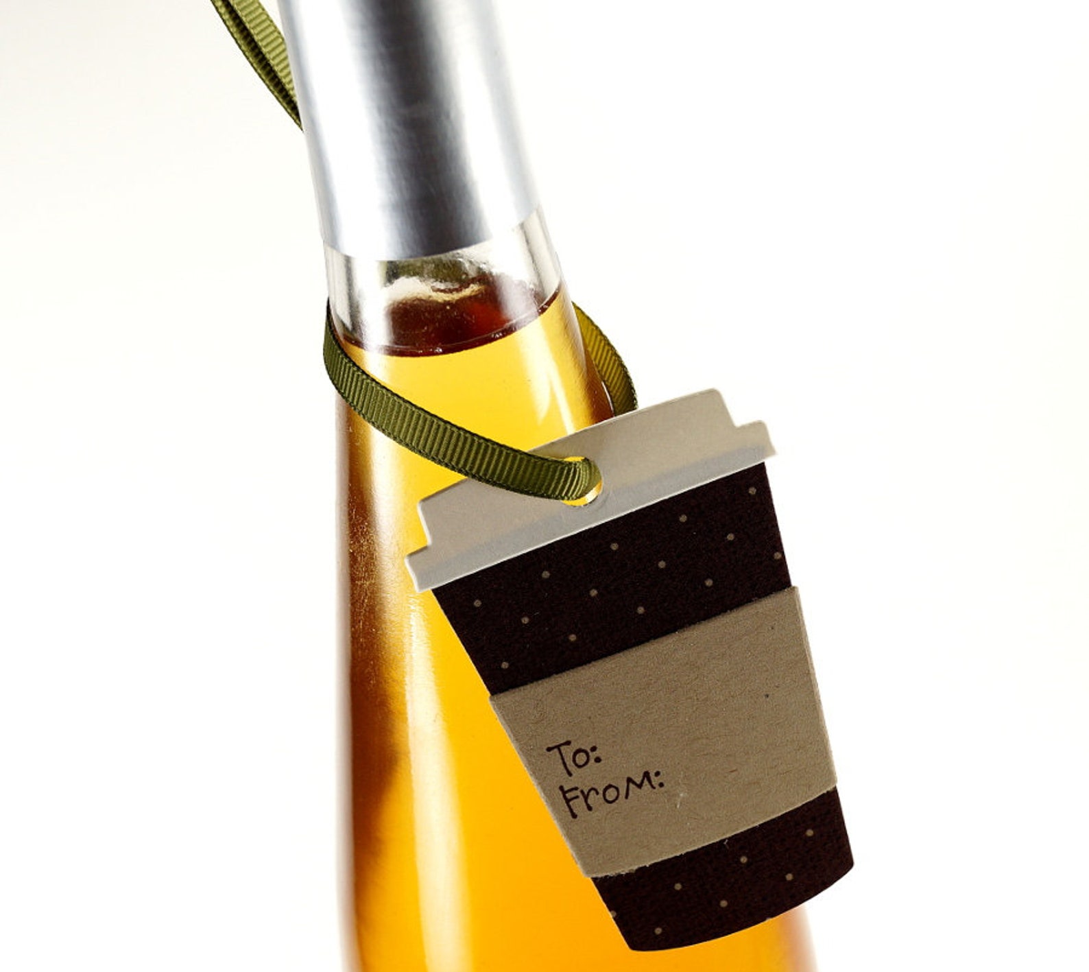 Coffee Tags Handmade Christmas Gift Tags Holiday Tags | Etsy