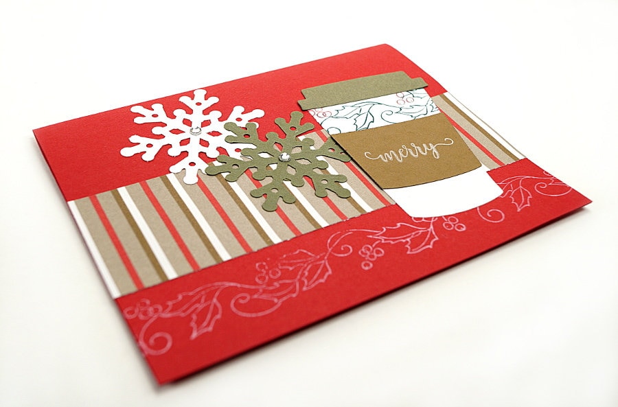 Merry Christmas Greeting Card Homemade Christmas Cards | Etsy