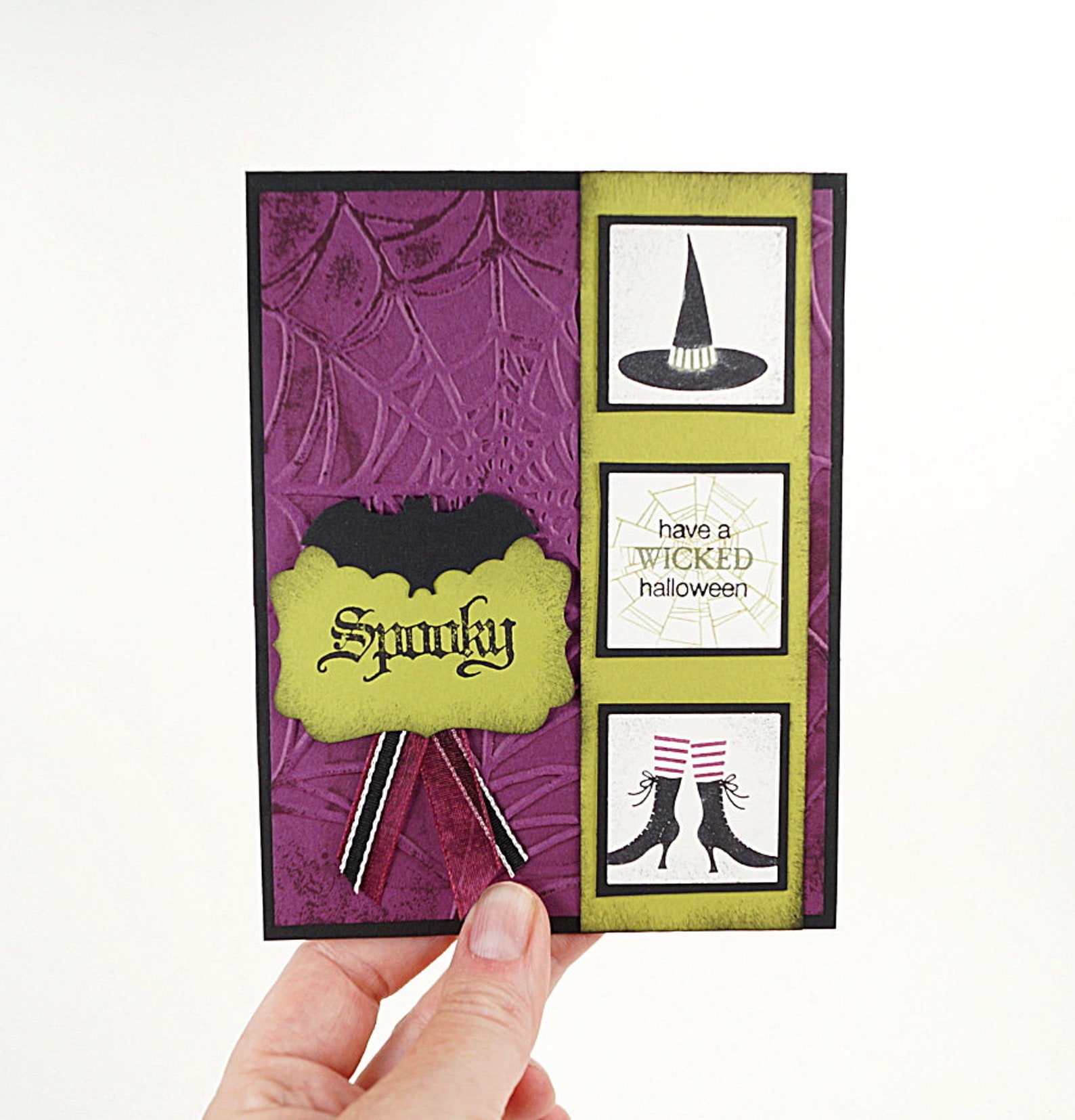 Witch Halloween Cards Hand Made Greeting Cards Have A Wicked - Etsy