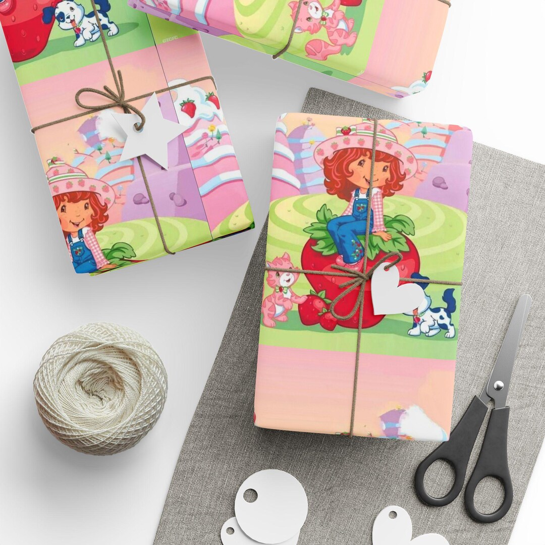 Strawberry Shortcake Wrapping Papers,holidays,birthday Parties,any ...