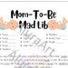 Baby Mad Lib Baby Shower Party Activity, Digital Download, Printable ...