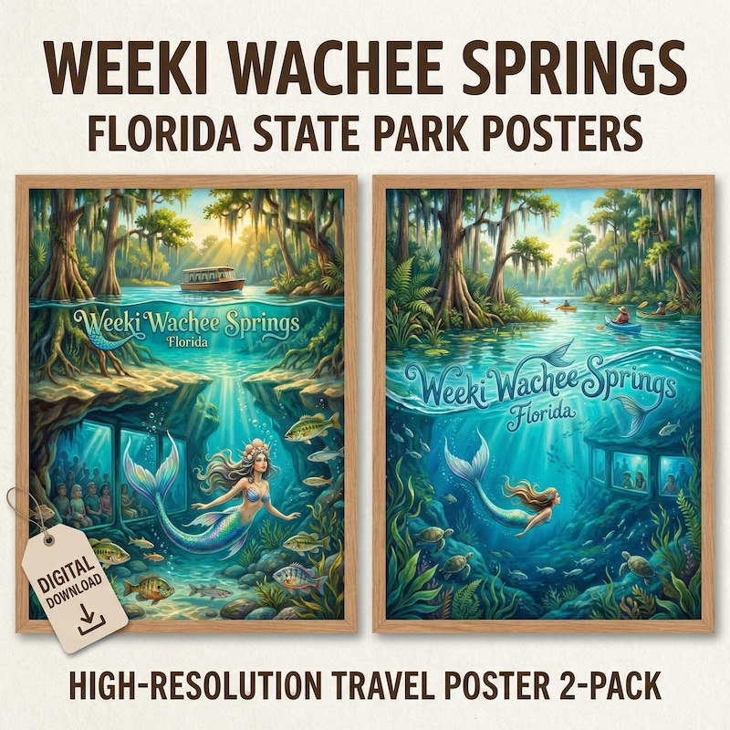 Weeki Wachee - Etsy