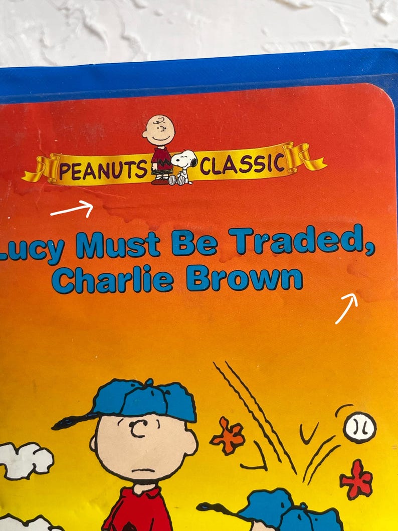Lucy Must Be Traded Charlie Brown Vhs Clamshell Peanuts Classic