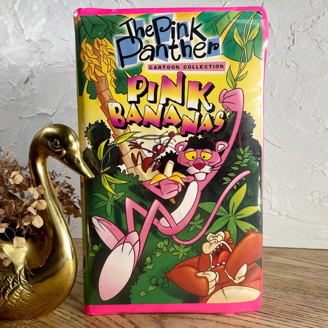 1970s the Pink Panther: Pink Bananas VHS Clam Shell --pink Clam Shell ...
