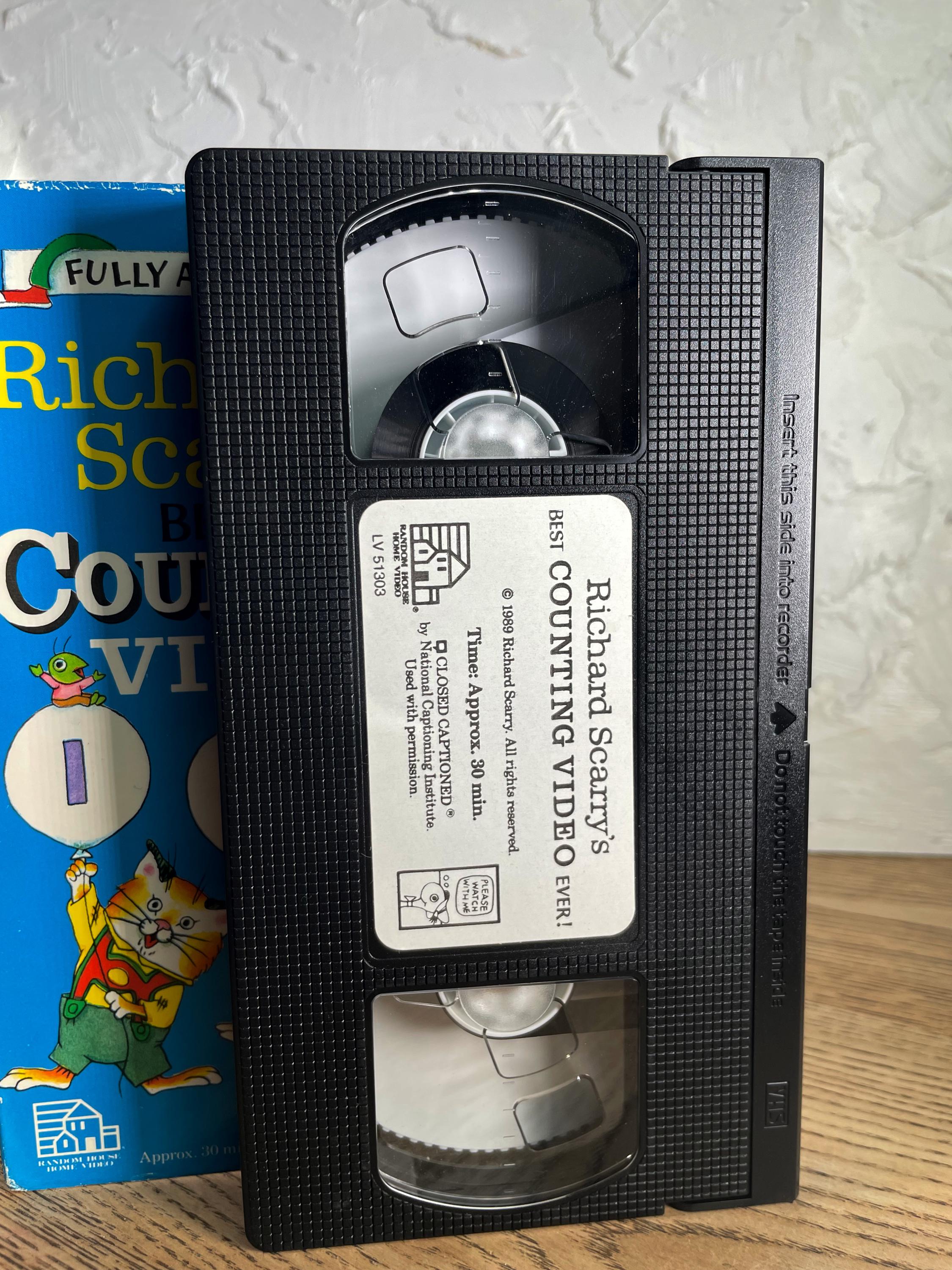 Richard Scarry's Best Counting Video Ever VHS --fully Animated --1980S ...