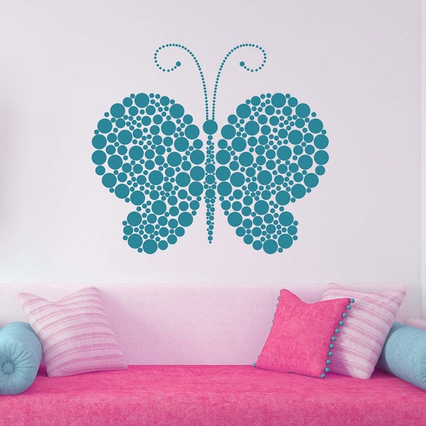 Butterfly Dot Wall Decor - Etsy