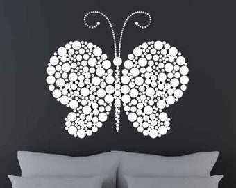 Butterfly Dot Wall Decor - Etsy