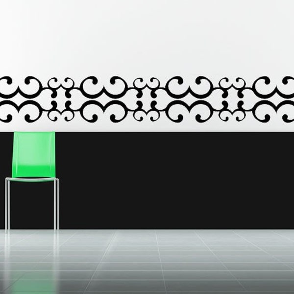 Baroque Wall Sticker - Etsy