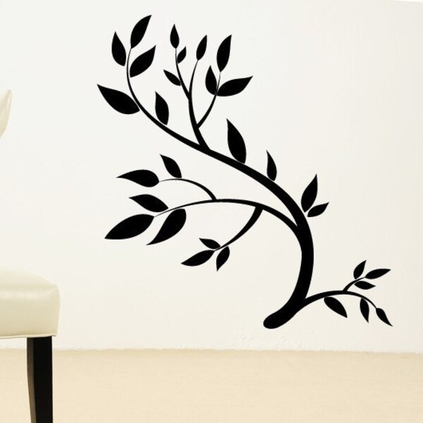 Corner Tree Decal - Etsy