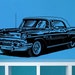 1950s Decor, Classic Cars, Chevy Wall Decal, Chevrolet Artwork, Car ...