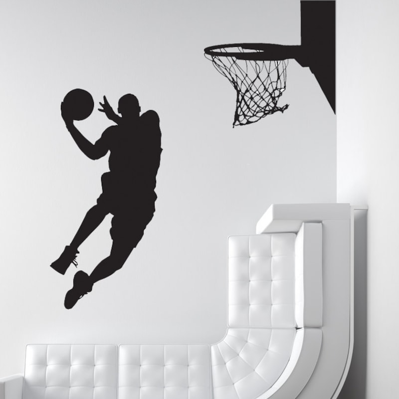 Basketball Decal - Etsy