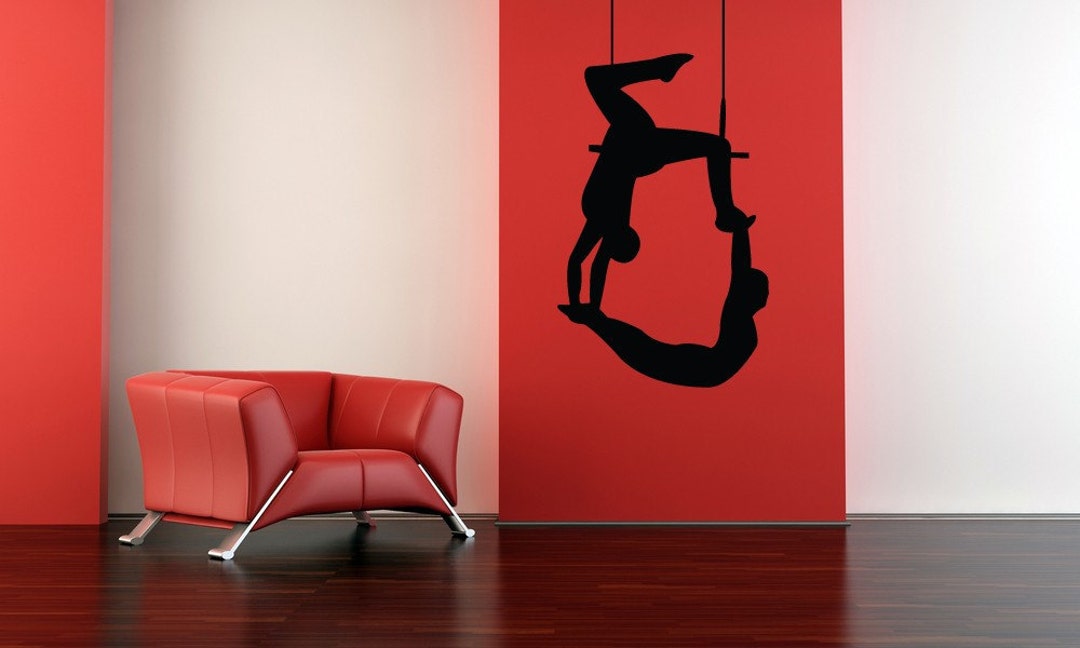 Trapeze Artists, Cirque Soleil Wall Art, Circus Decor, Carnival Decorations, Home Decor, Trapeze ...