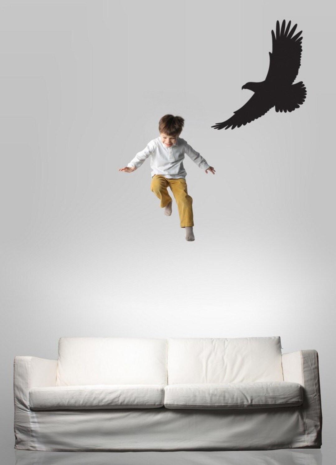 Bald Eagle Wall Decal Eagle Decor Patriotic Decor Military - Etsy