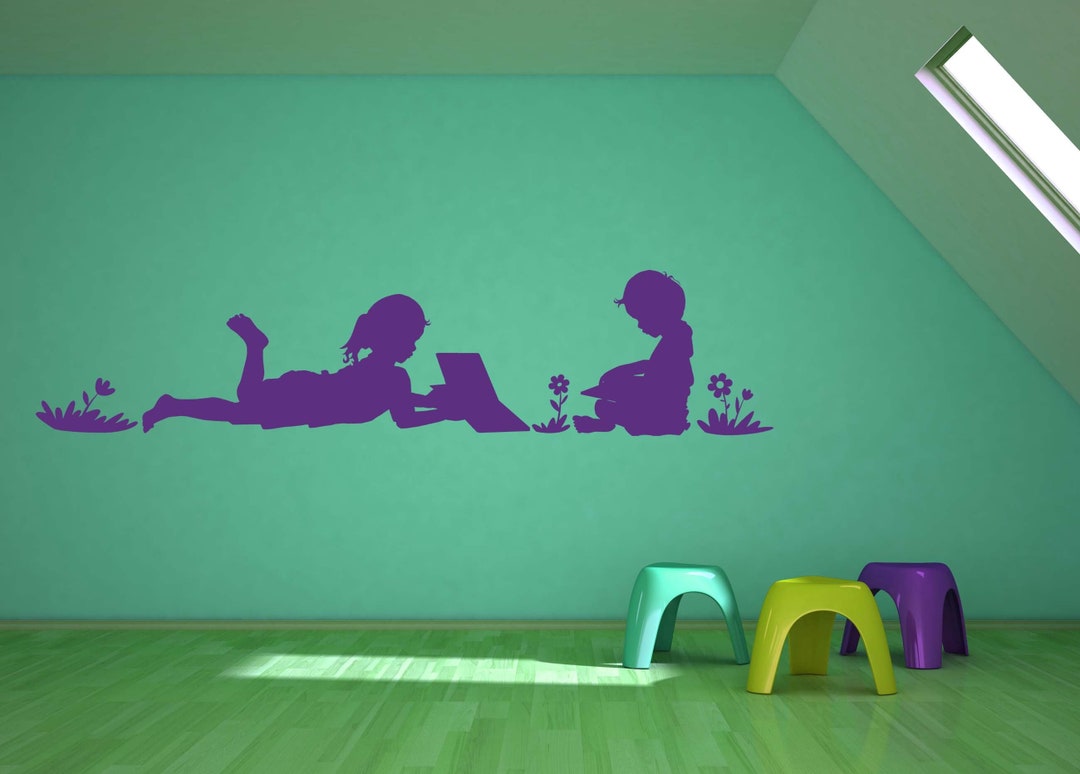 Reading Vinyl Decal Banner Big, Reading Wall Art, Reading Vinyl ...