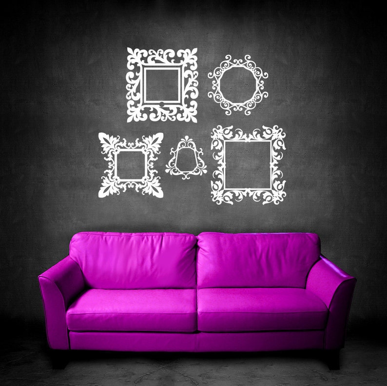 Picture Frames for Wall Collage Picture Frame Set Decals - Etsy