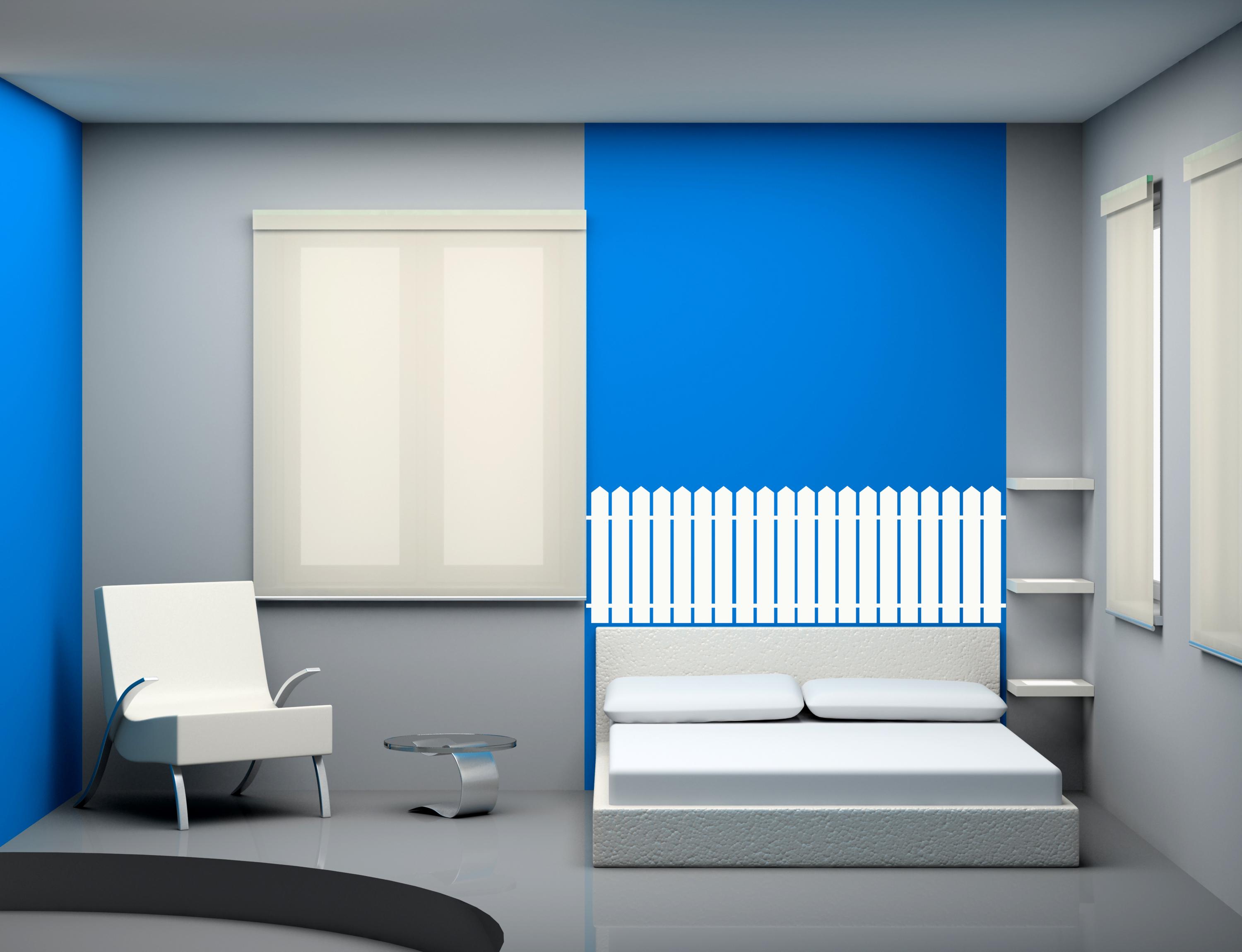 Picket Fence Decor, Picket Fence Panel, Fence Wall Decal, Garden Fence ...