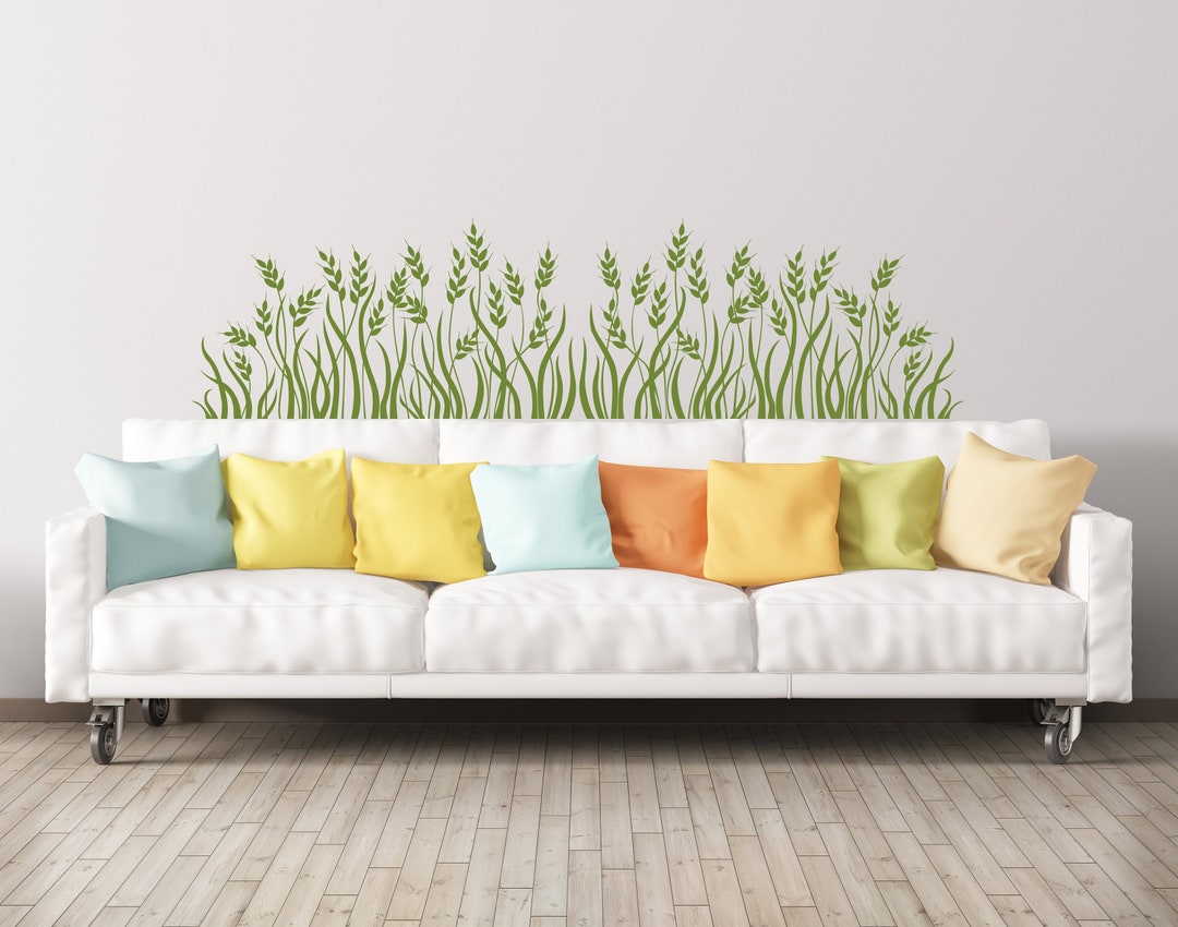 Wheat Wall Decor, Wheat Field Wall Art, Wheat Decal, Wheat Wedding ...