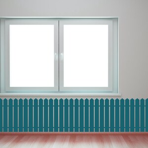 Picket Fence Decor, Picket Fence Panel, Fence Wall Decal, Garden Fence ...
