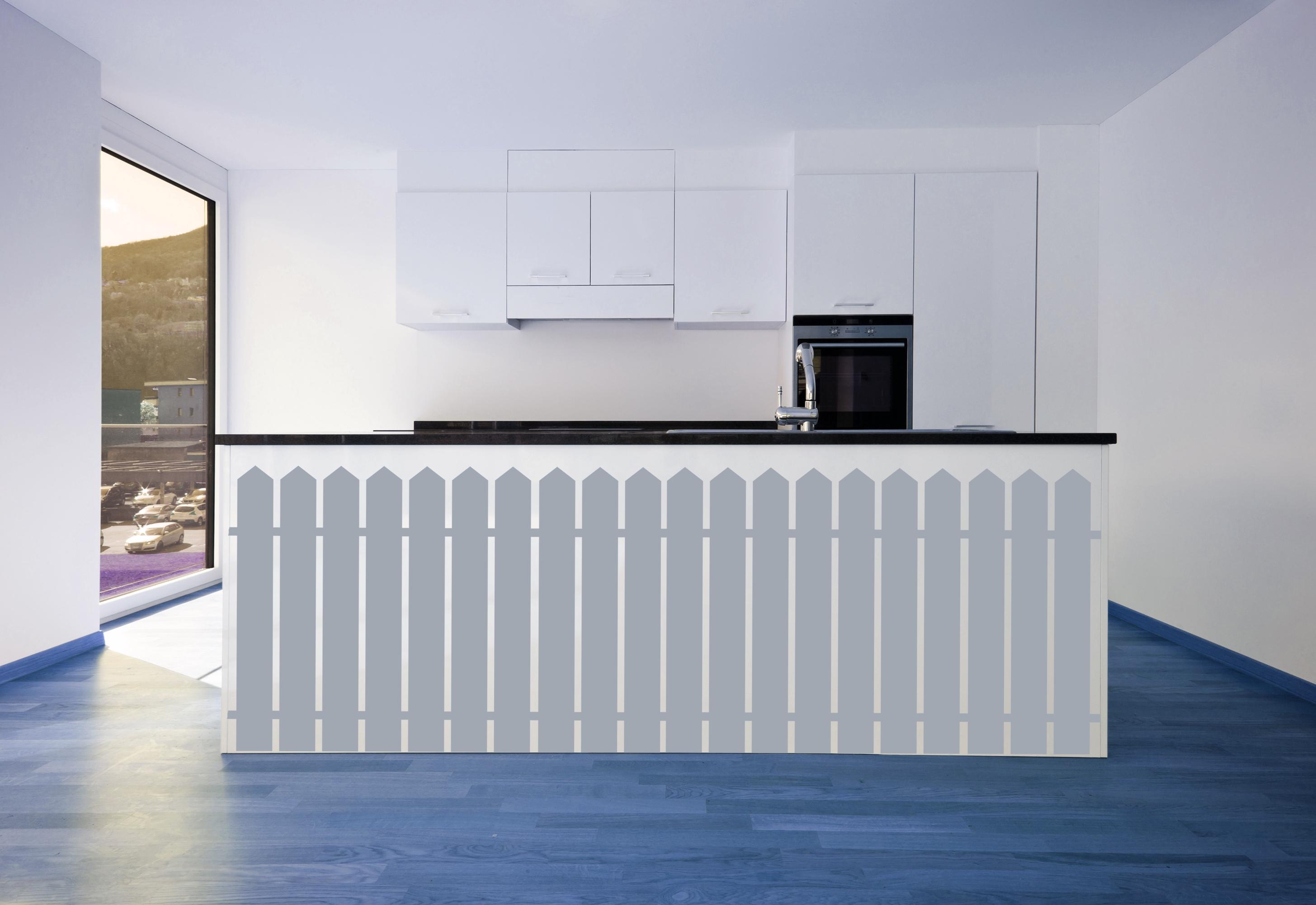 Picket Fence Decor, Picket Fence Panel, Fence Wall Decal, Garden Fence ...