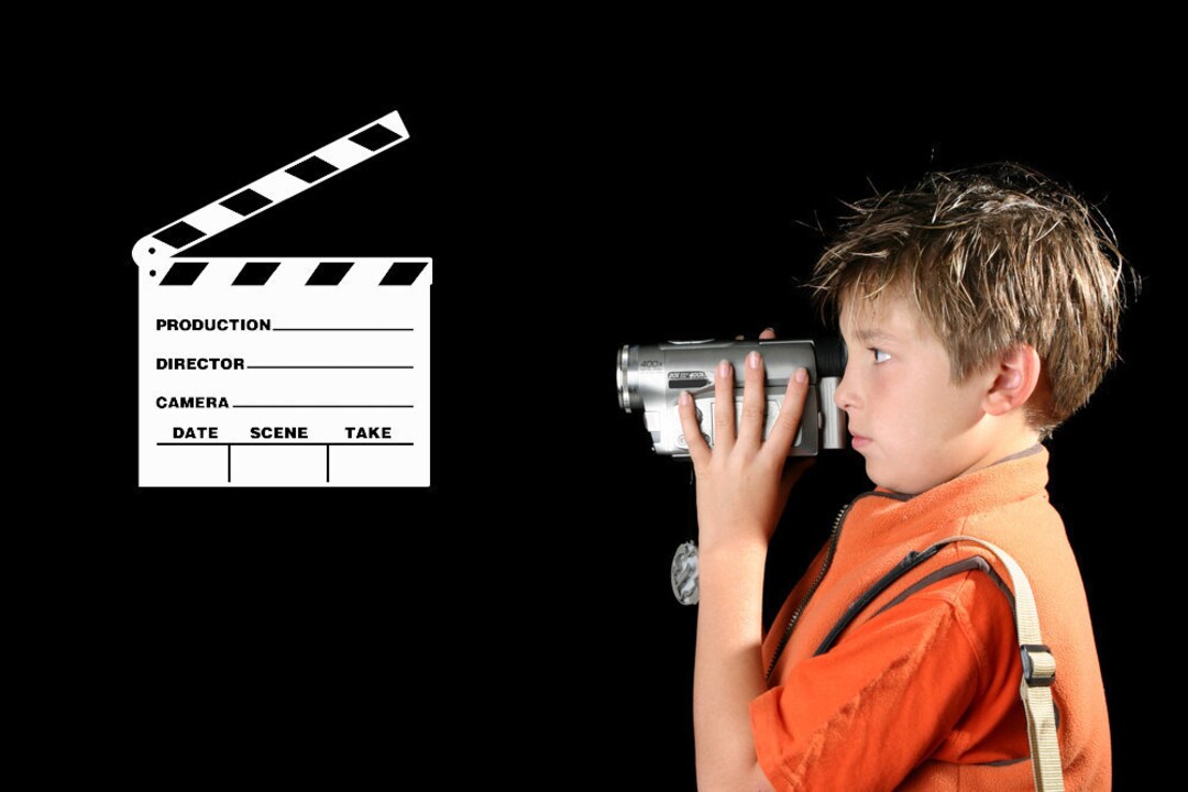 Director's Clapboard, Clapperboard Wall Decal, Films, Clapper, Theater ...