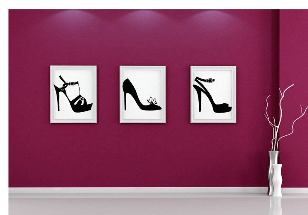 High Heels Decor, Foot Fetishes, Stiletto Shoe Decal, Retail Wall ...