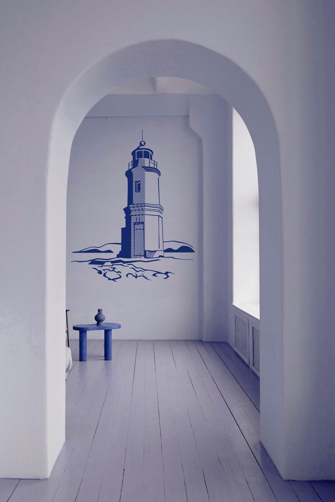 Lighthouse Wall Art, Light House Decal, Lighthouse Wall Decoration ...