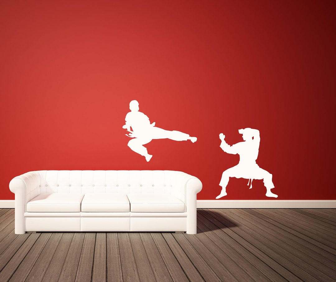 Karate Wall Art, Judo Decal, Ninja Wall Decor, Jujitsu Gifts, Martial ...