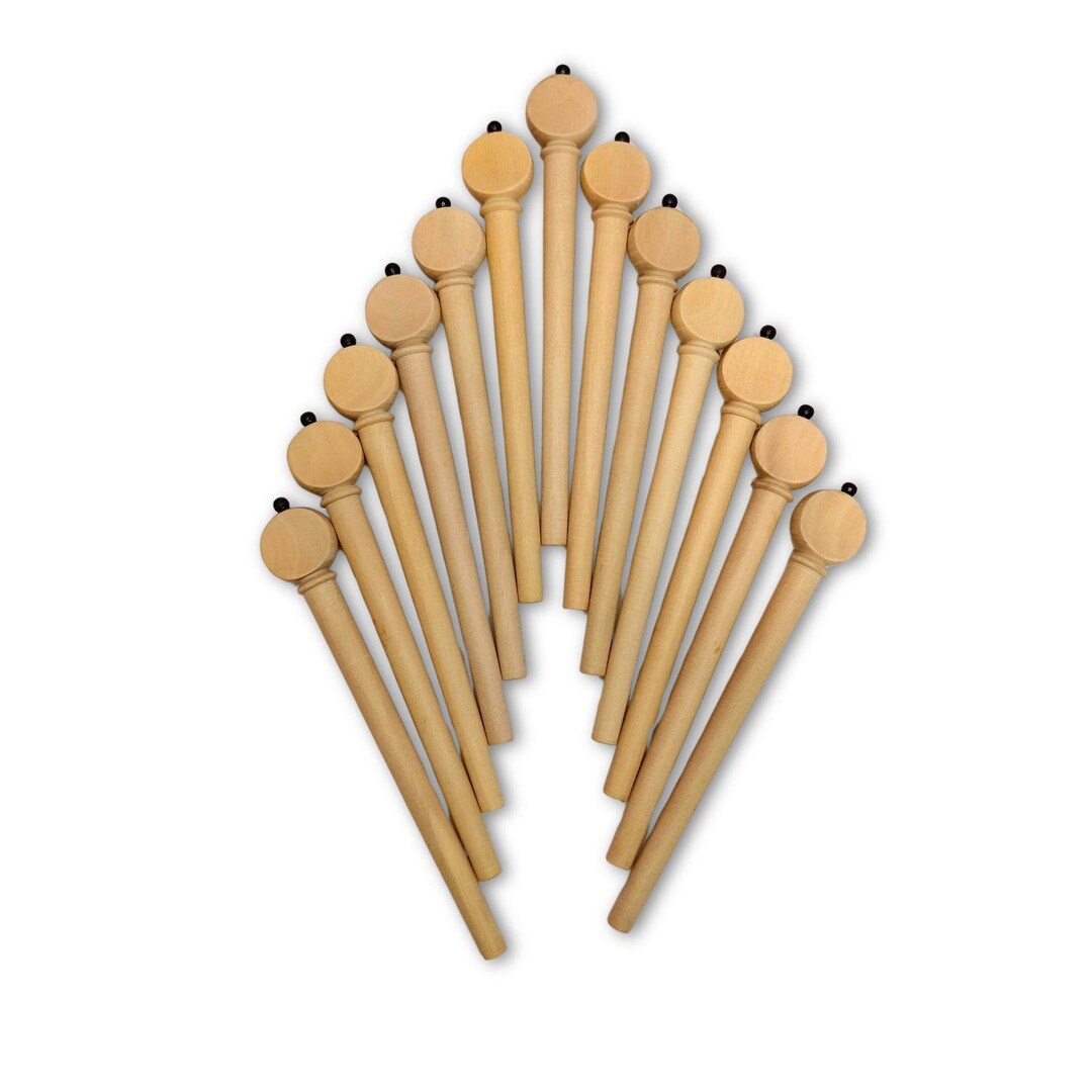 Hand Finished Lute Pegs (set of 13) | Ebony, Rosewood, Boxwood - Etsy