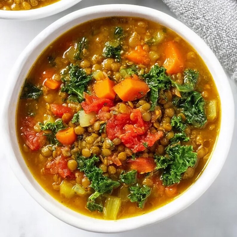 Instant Pot Lentil Soup Recipe – Printable Family Dinner (digital PDF ...