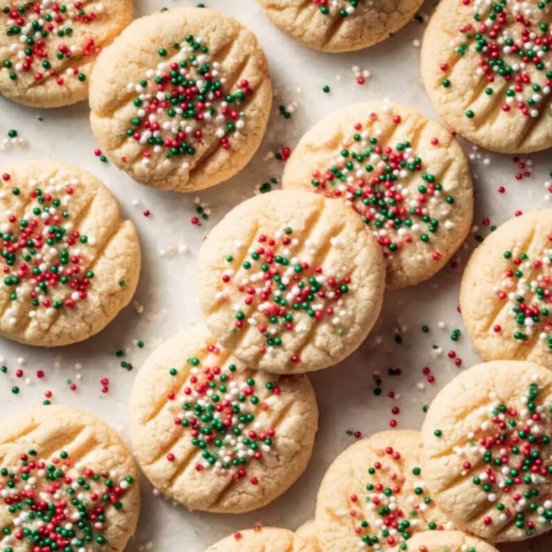 Whipped Shortbread Cookies Digital Recipe PDF | Easy Printable Recipe ...
