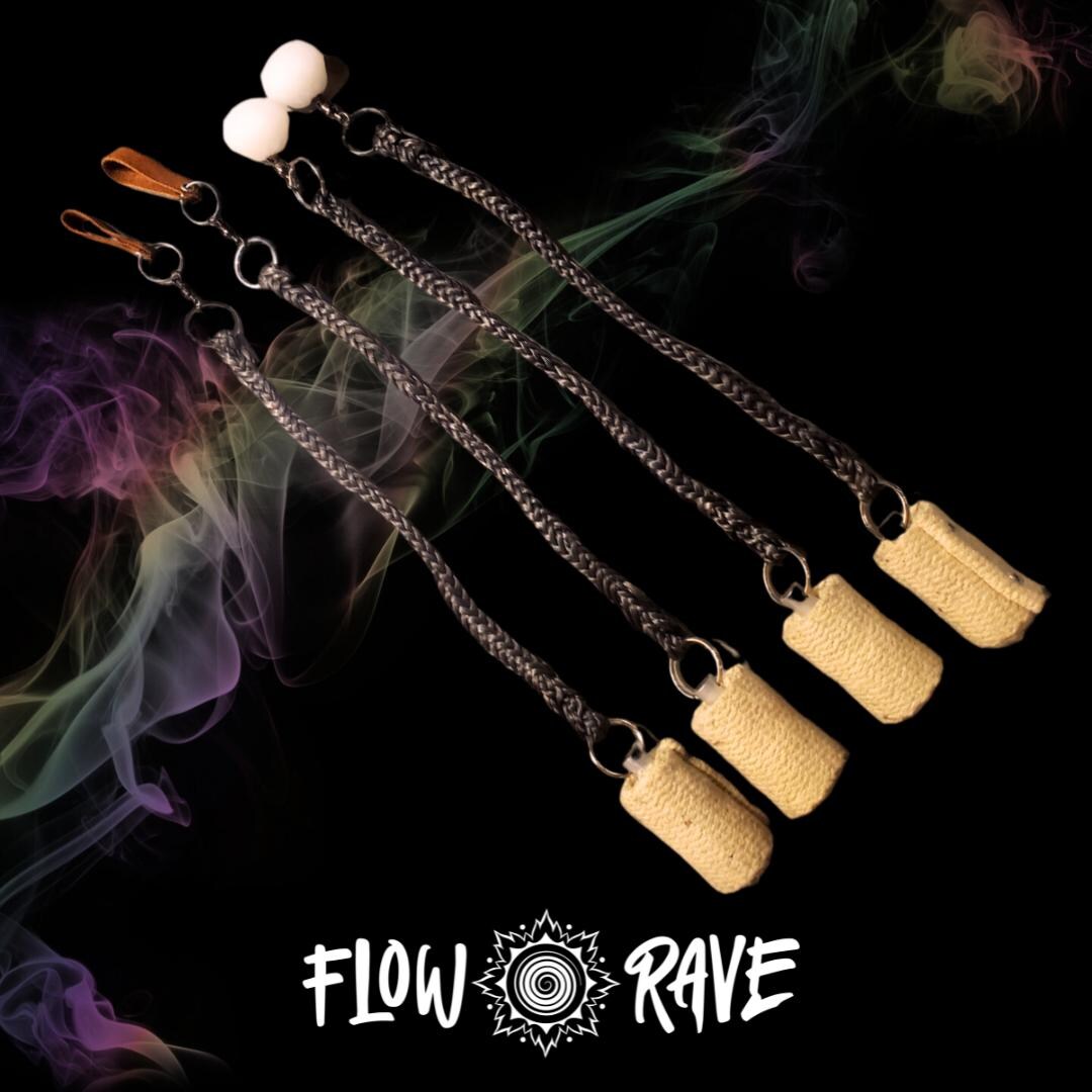 Fire Poi (pair) - Flow Arts Practice & Performance - Etsy